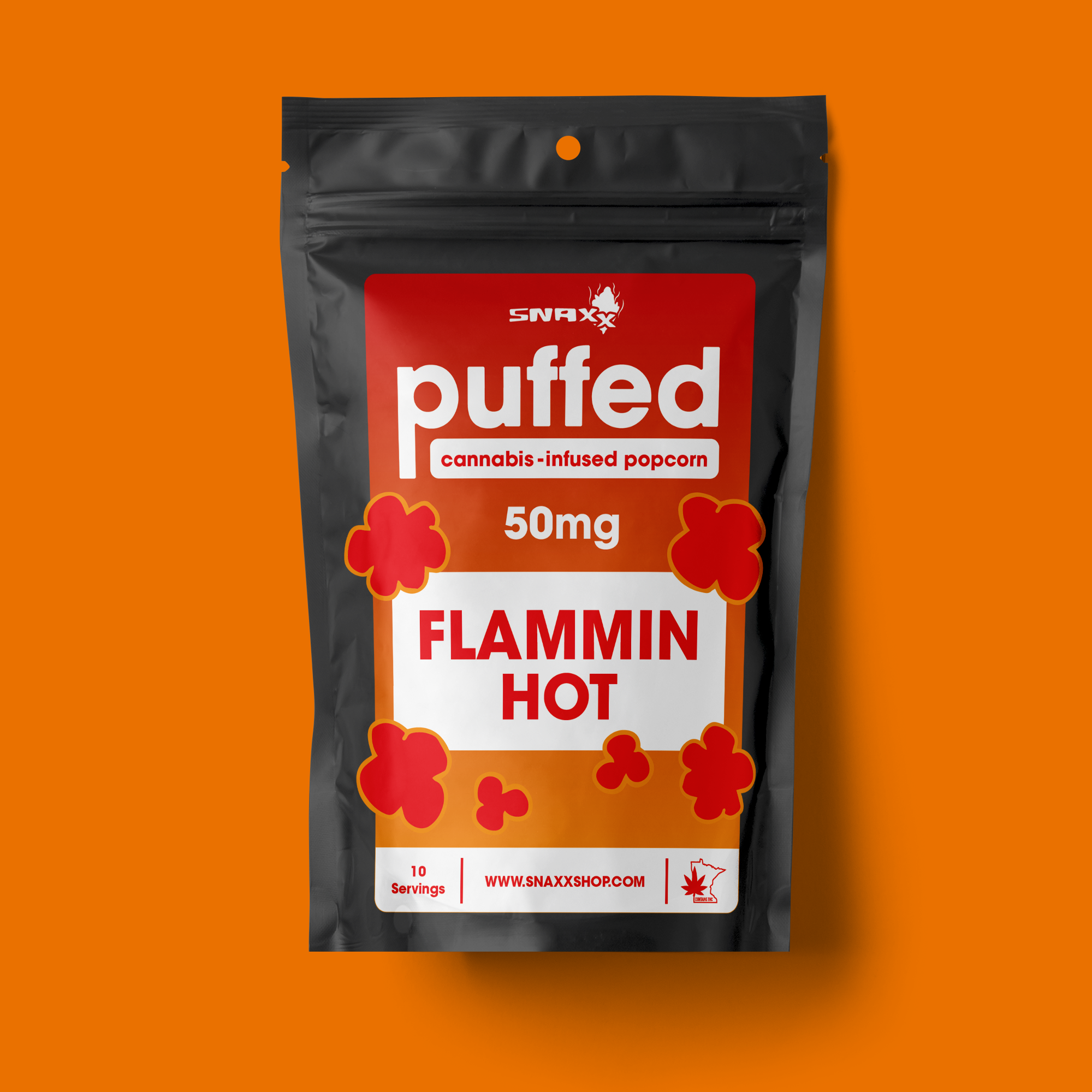 FLAMMIN HOT - 50mg BAG – SNAXX SHOP